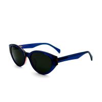 China AS105 Womens Round UV 100% Protection Acetate Frame Sunglasses with CR 39 Lens for sale