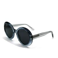 China AS101 Round Womens UV Protected Acetate Sunglasses with CR 39 Lenses for sale