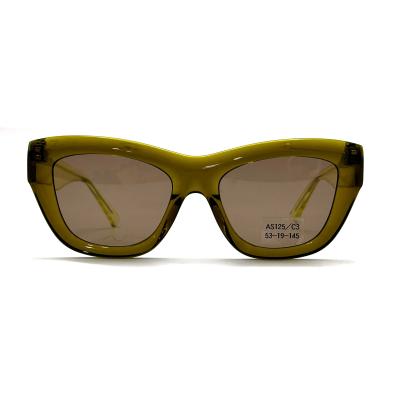 China Premium Acetate Sheet Sunglasses-model AS125 ,Polarized Full Rim Sunglasses Factory for sale