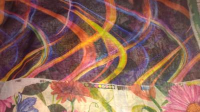 China Spun voile printing fabrics for sale