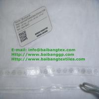 China 00144 SPUN VOILE WHITE WITH JACQUARD SELVEDGE for sale