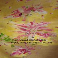 China 100% COTTON CUT-JACQUARD WITH METAL LINE VOILE PRINTING FABRIC for sale