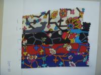 China 100% POLYESTER PRINTING FABRIC RUNNING ITEMS IN STOCK LOT for sale