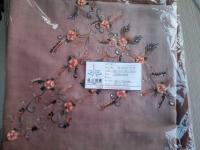 China SPUN POLYESTER EMBROIDERY SCARF for sale
