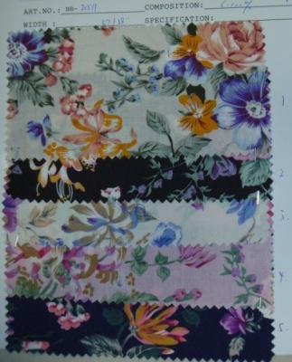 China COTTON VOILE PRINTING FABRIC for sale