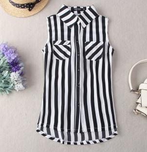 China Female Non-sleeve Shirts for sale