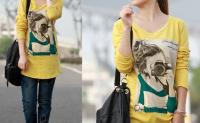China Lady T shirts piece printing for sale