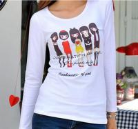 China Lady T shirts piece printing for sale