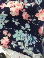 China 2016 fahsional hot knitting paper transfer printing soft finishing perfect printing effection flower design beauty for sale