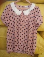 China Lady girl chiffon shirts with high quality and soft nice finish for sale