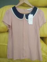 China Lady girl chiffon shirts with high quality and soft nice finish for sale
