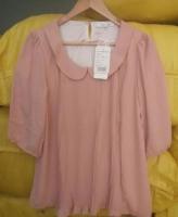 China Lady girl chiffon shirts with high quality and soft nice finish for sale