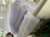 China 9100 Spun CAZ voile full white color for sale