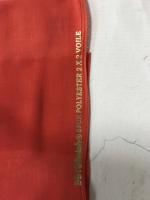 China BBTS super high Twisted metallic spun polyester voile fabric for muslim usage white bluishwhite dyeing printing for sale