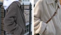 China suede bonded faux sheepskin sherpa fabric Fabric for sale