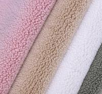 China suede bonded faux sheepskin sherpa fabric Fabric for sale