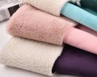 China Suede composite cashmere Terry cloth composite fastness good imitation leather fashion cotton shoe jacket fabric for sale