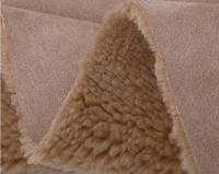 China Suede composite cashmere Terry cloth composite fastness good imitation leather fashion cotton shoe jacket fabric for sale