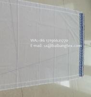 China Africa Emma Sudanese Arabia Scarf Turban embroidery white color jacquard hot embroidery for sale