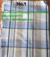China Yarn Dyed check design shirts of pants or boxers fabric cotton spandex high quality for sale