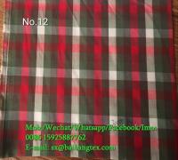 China Yarn Dyed check design shirts of pants or boxers fabric cotton spandex high quality for sale