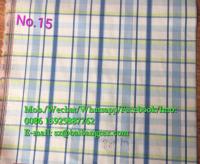 China Yarn Dyed check design shirts of pants or boxers fabric cotton spandex high quality for sale
