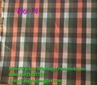 China Yarn Dyed check design shirts of pants or boxers fabric cotton spandex high quality for sale