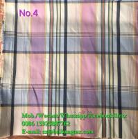 China Yarn Dyed check design shirts of pants or boxers fabric cotton spandex high quality for sale