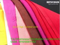 China BBTSFINISH High twisted spun full voile 44 inch Plain dyed fabric used for muslim scarf, shawel, head cover for sale