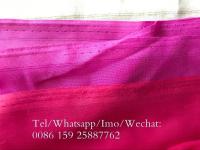 China BBTSFINISH High twisted spun full voile 44 inch Metal SelvedgPlain dyed fabric used for muslim scarf, shawel, head cover for sale