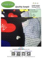 China Knitting Bubble Fabric with soft finish, make garments, skirts, lady pants. for sale