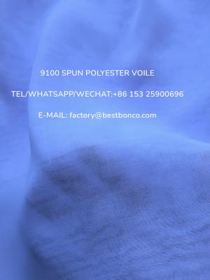 China Spun Polyester Voile Fabric 9100 series for sale