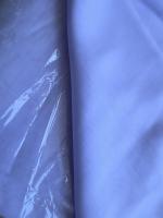 China Bluish White 9100 Spun Polyester Voile Fabric For Muslim Scarf for sale