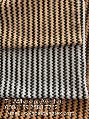 China 3D jacquad design dot/strip/check knitting fabric fashion and traditional designer producing for sale