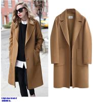 China Fashion Winter lady coat high quality smooth fabric winter warmer keep coats for sale