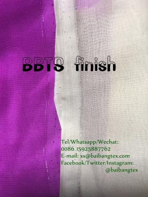 China Silver line Spun polyester high twisted voile super high quality 2S/2Z 2X2 quality original BBTSfinish for sale