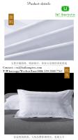 China Hotel stripes sateen cotton white fabric highest quality smoth finishing for sale