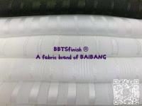 China metallic strips of polyester chiffon fashion fabric for sale