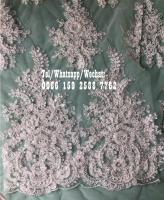 China net 3d embroidery fashion fabric wedding fabric for sale