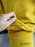 China Cotton sweatshirt fabric stock lot with highest quality cheapest price by dyeing lots color available for sale