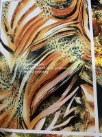 China Digital spun polyester voile super twisted 2s/2z 1900t printing highest quality for sale