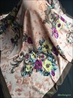China 100% Spun polyester voile نسج البوليستر الفوال  DIGITAL printing 58
