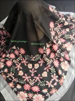 China 100% Spun polyester voile نسج البوليستر الفوال  DIGITAL printing 58