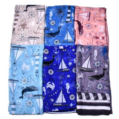 China 100% Spun polyester voile نسج البوليستر الفوال  DIGITAL printing 58
