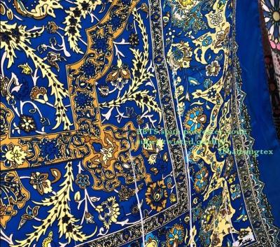 China 100% Spun polyester voile نسج البوليستر الفوال  DIGITAL printing 58
