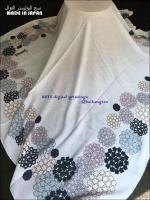 China 100% Spun polyester voile نسج البوليستر الفوال  DIGITAL printing 58