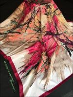 China 100% Spun polyester voile نسج البوليستر الفوال  DIGITAL printing 58