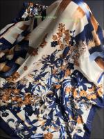 China 100% Spun polyester voile نسج البوليستر الفوال  DIGITAL printing 58