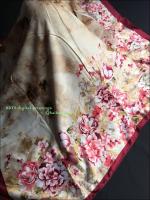 China 100% Spun polyester voile نسج البوليستر الفوال  DIGITAL printing 58