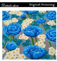 China Spun polyester voile 3D Digital Printing super finishing quality Japanese Quality finishing fabrics for fashion for sale